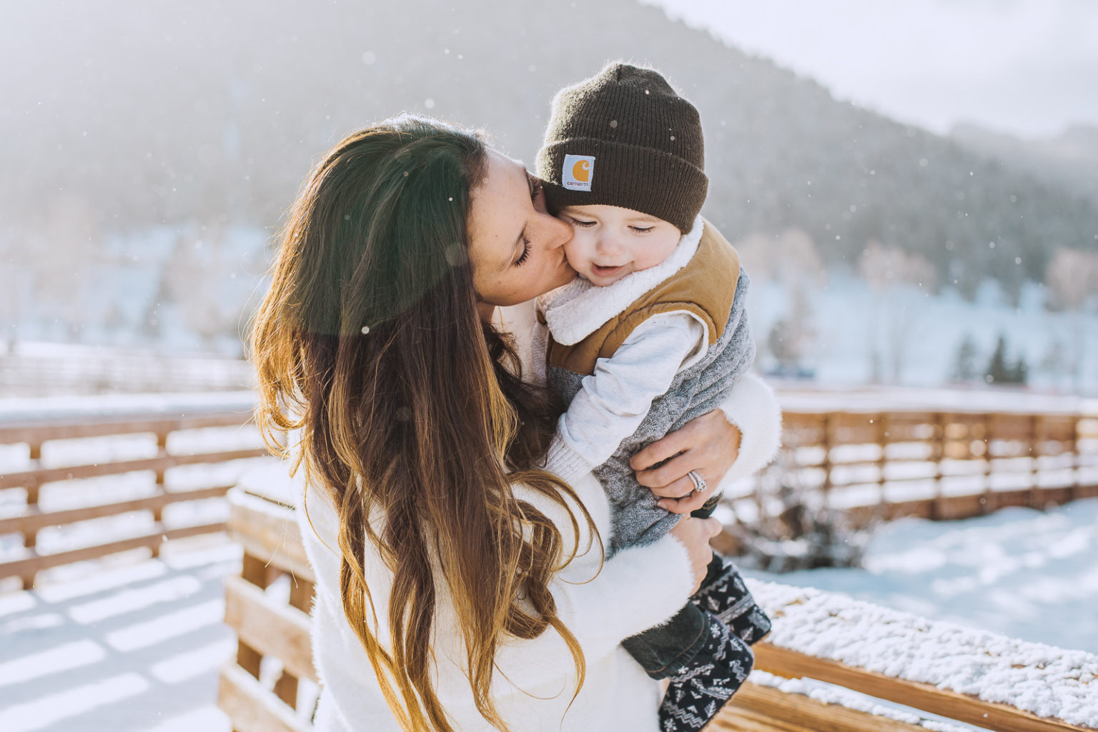 The Tripp Family + A Snowy Evergreen Lake = Awesome Photos! – Focus ...